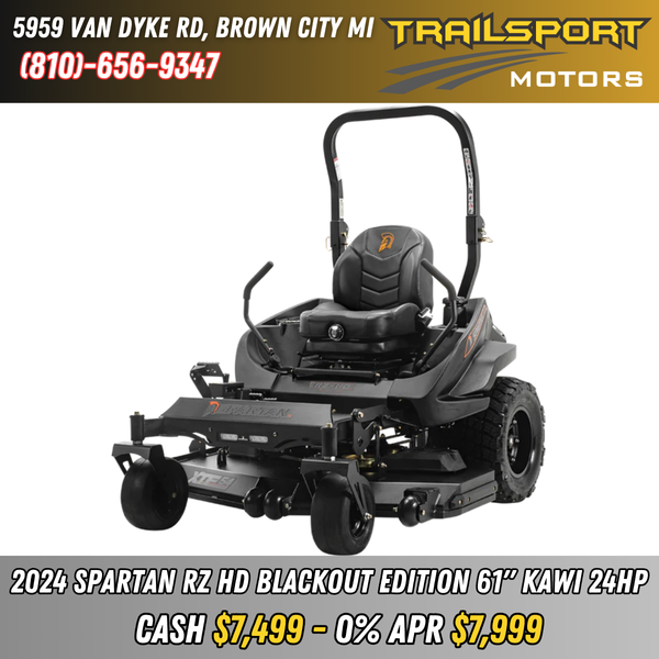 2024 Spartan RZ HD 61" *Blackout Special Edition*